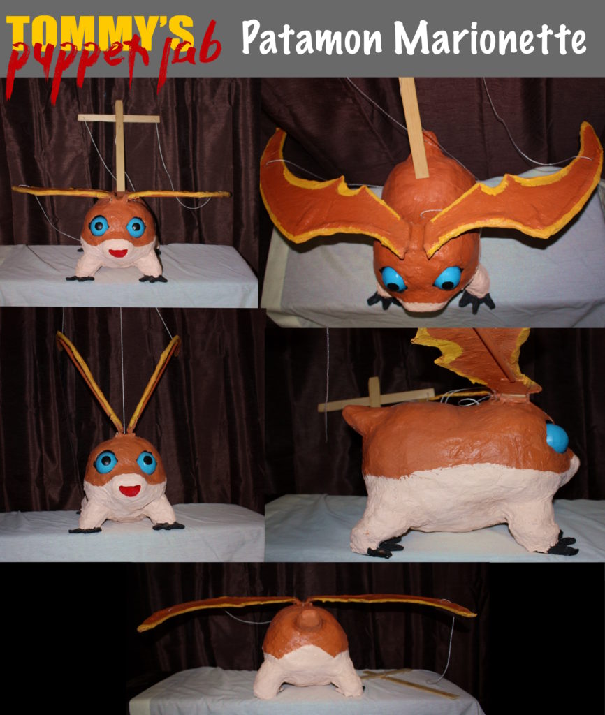 Patamon image uploaded!! – Tommy's Puppet Lab
